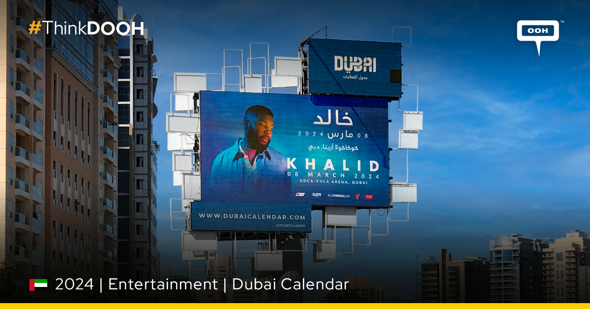 Dubai Calendar's Billboard Sets the Stage for Khalid's Upcoming Concert ...