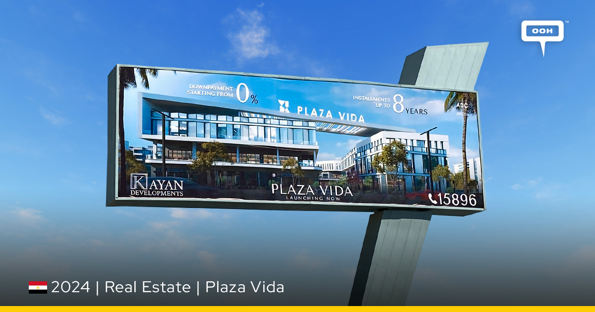 Kayan's Plaza Vida in West Cairo Launch OOH Ads Reveal Payment Plans ...