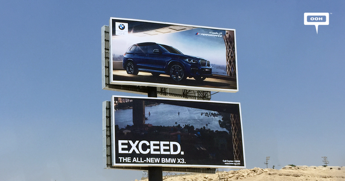 BMW presents the upgraded X3 on the billboards - INSITE OOH Media Platform