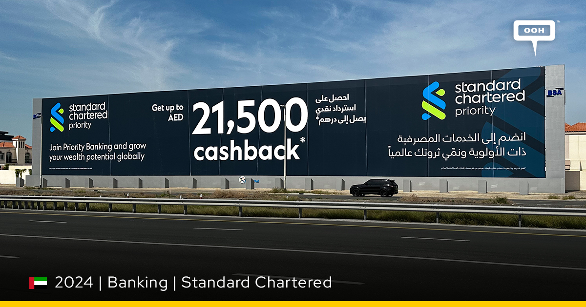 Standard Chartered's AED 21K Cashback Ad Blitz Hits Dubai Billboards ...