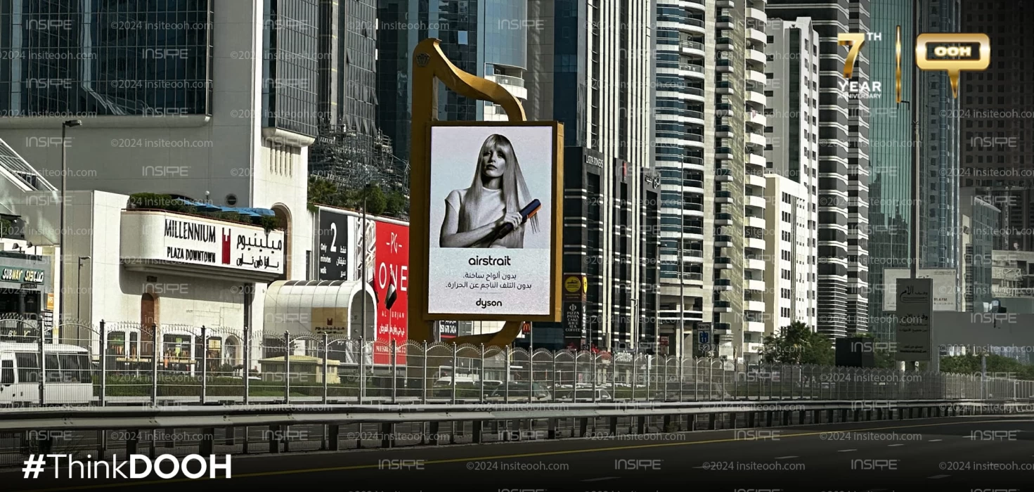 Dyson Airstrait, Dubai's Latest Haircare Obsession on Digital Outdoor ...