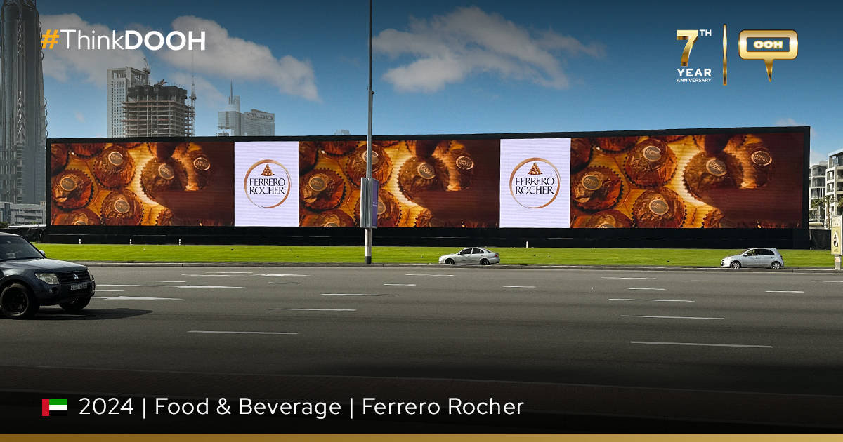 Light Up Your Ramadan With the Warmth of Ferrero Rocher's DOOH - INSITE OOH Media Platform