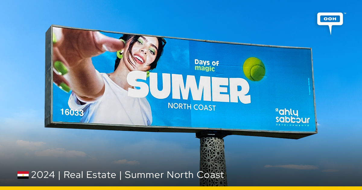 Al Ahly Sabbour's 'Summer in North Coast' Billboards Spark Magic - INSITE OOH Media Platform