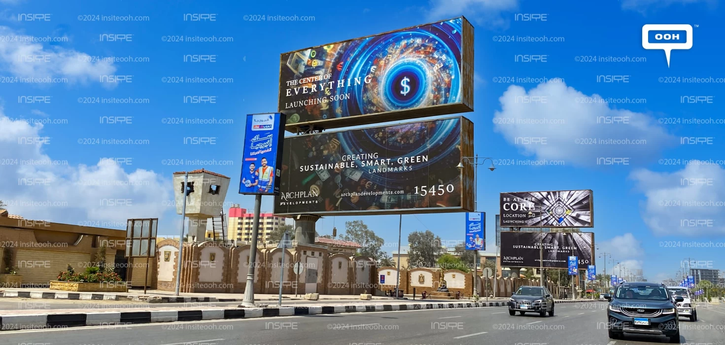 A Teaser Out-Of-Home Advertising Campaign for Archplan Development - INSITE OOH Media Platform