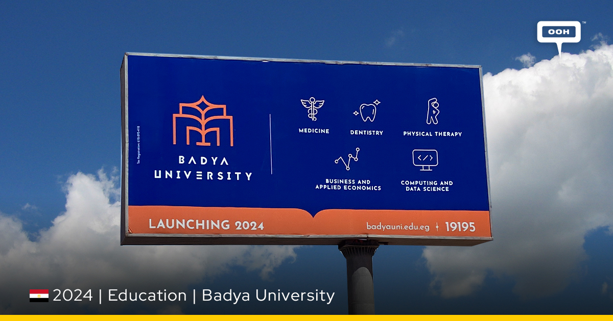 Badya University To Be Launched in 2024 as Announced on Cairo’s Billboards - INSITE OOH Media ...