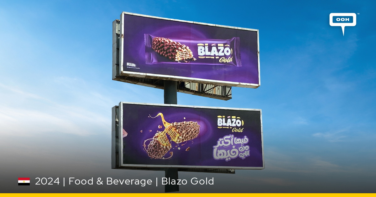 Blazo Gold Has a Lot to Offer on Purple Outdoor Advertising Billboards - INSITE OOH Media Platform