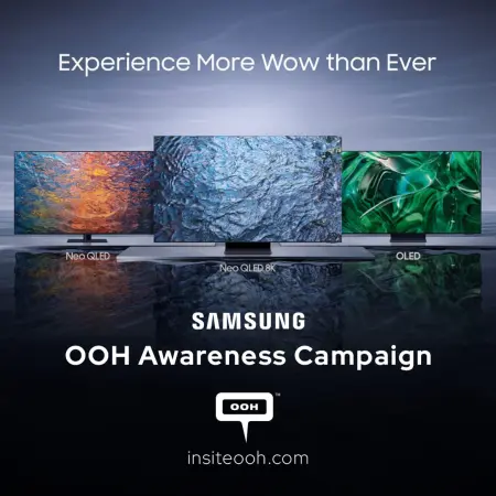 Samsung Rises With AI TV’s on Dubai’s OOH Stage - INSITE OOH Media Platform
