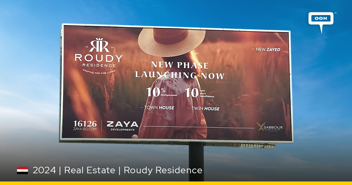 Zaya Developments to Announce a New Phase of Roudy Residence on OOH - INSITE OOH Media Platform