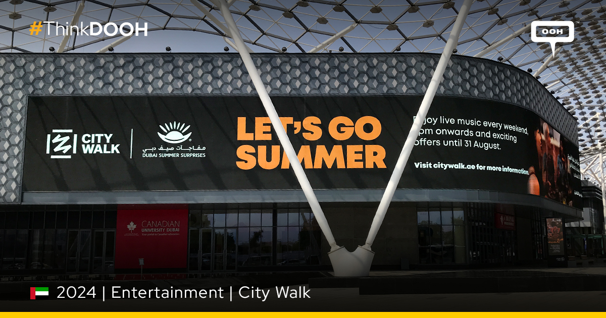 City Walk is Back on UAE’s DOOH just in time for Summer - INSITE OOH ...