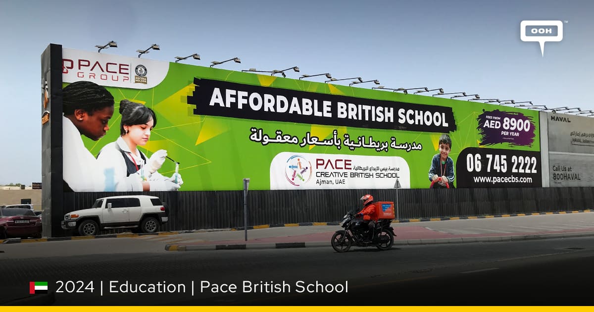 Pace Group's New OOH Campaign Highlights Affordable British Education - INSITE OOH Media Platform