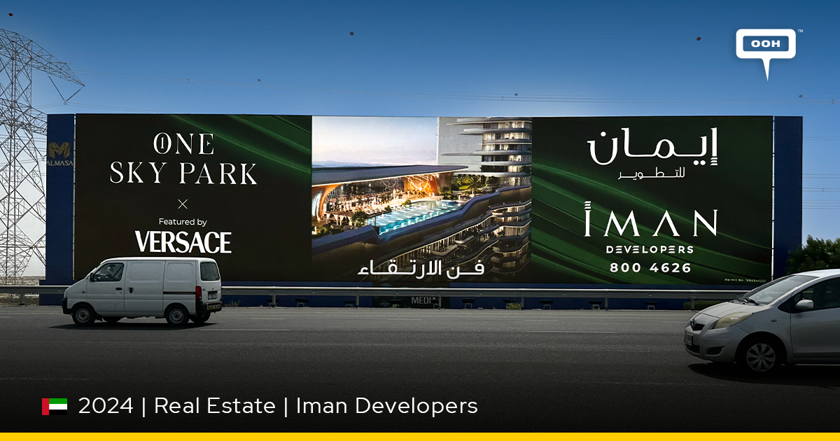 Iman Developers Launches Luxurious Campaign for 'One Sky Park’ x Versace - INSITE OOH Media Platform