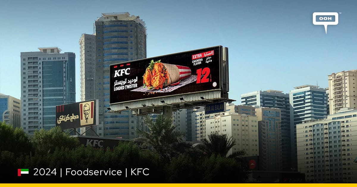 The All-New Loaded Twister From KFC Hits The Streets of the UAE on OOH ...