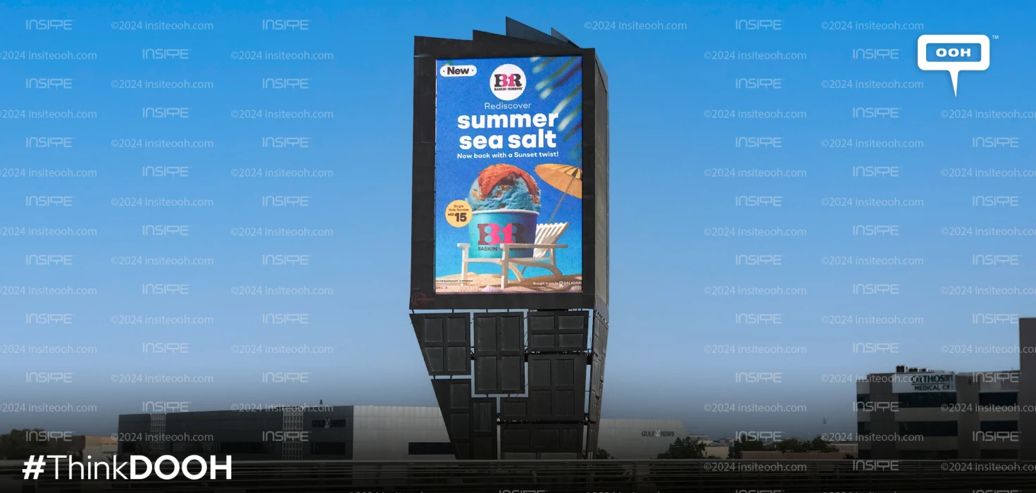 Summer Sea Salt From Baskin Robbins, Sensation OOH Campaign To Rediscover - INSITE OOH Media ...