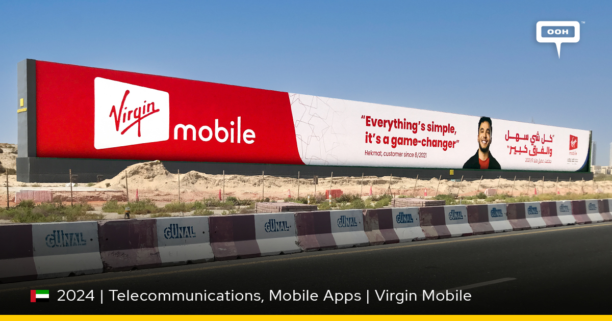 Virgin Mobile: Flexibility and Simplicity, an OOH Campaign in Dubai ...