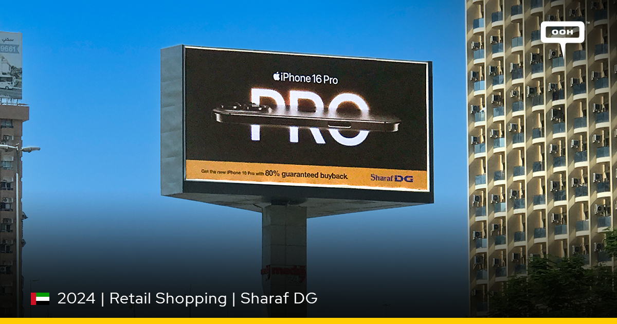 The iPhone 16 Pro Takes Center Stage in Sharaf DG’s New OOH Campaign ...