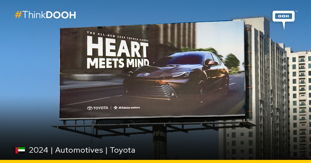 Toyota’s New OOH Unveils the 2025 Toyota Camry Where "Heart Meets Mind ...