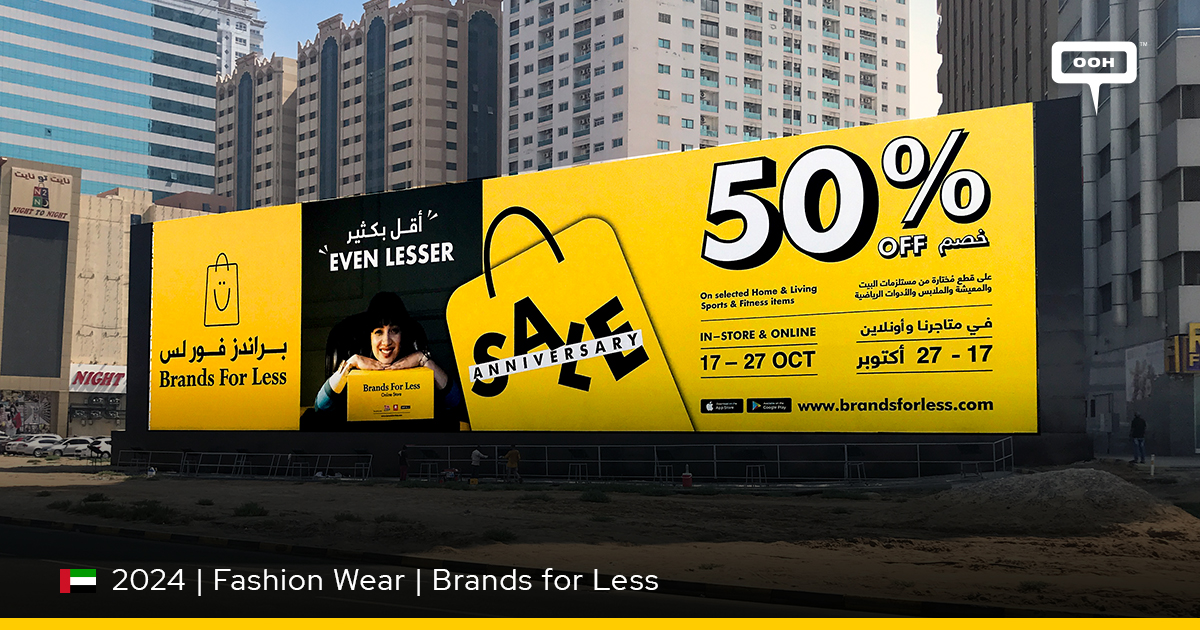 Brands For Less Anniversary Sale to Offer 50% Discount on UAE's OOH ...