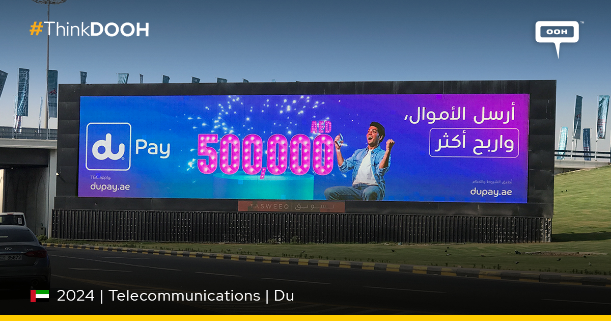 Send Money, Win Big With du Pay on UAE’s DOOH - INSITE OOH Media Platform