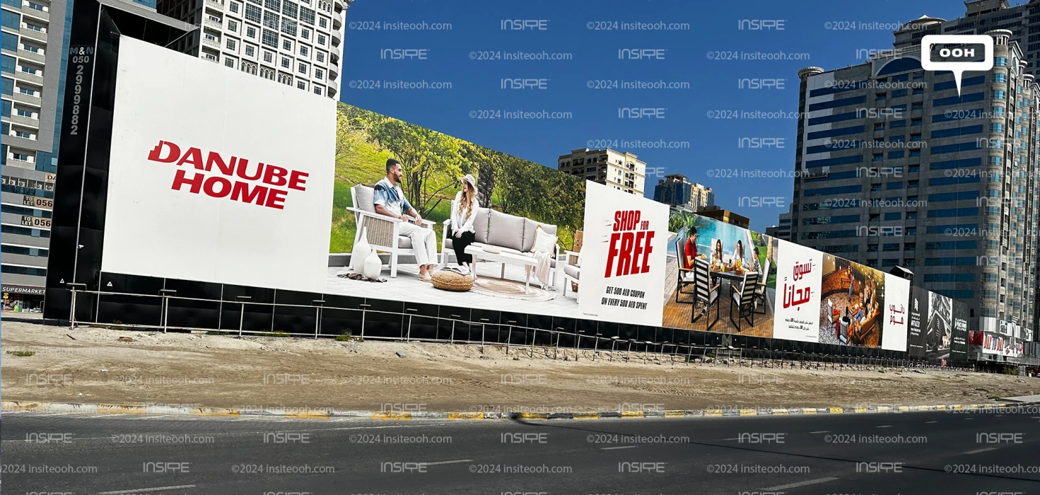 Danube Home's popular 'Shop For Free' Promotion on UAE's OOH Arena ...