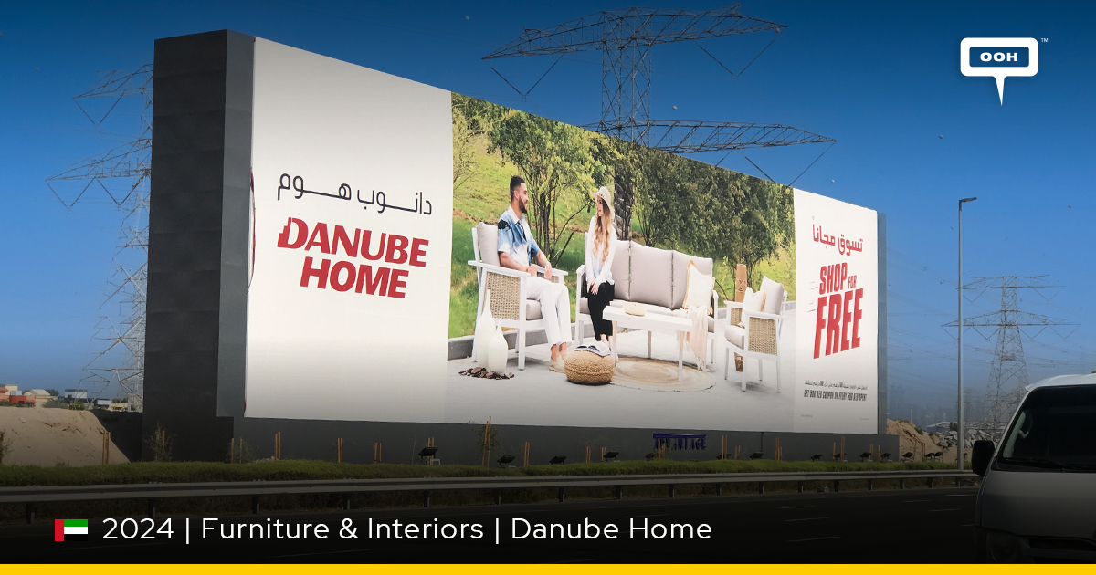 Danube Home's popular 'Shop For Free' Promotion on UAE's OOH Arena ...