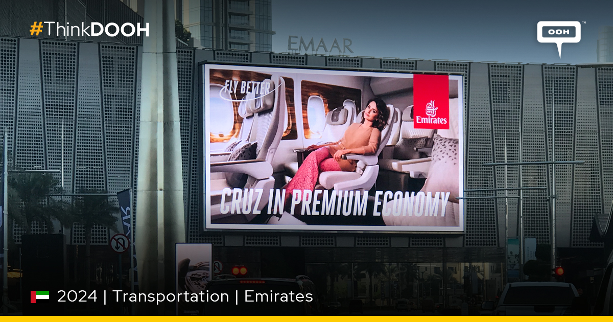 Cruz In Premium Economy With Emirates Airlines Featuring Penelope Cruz ...