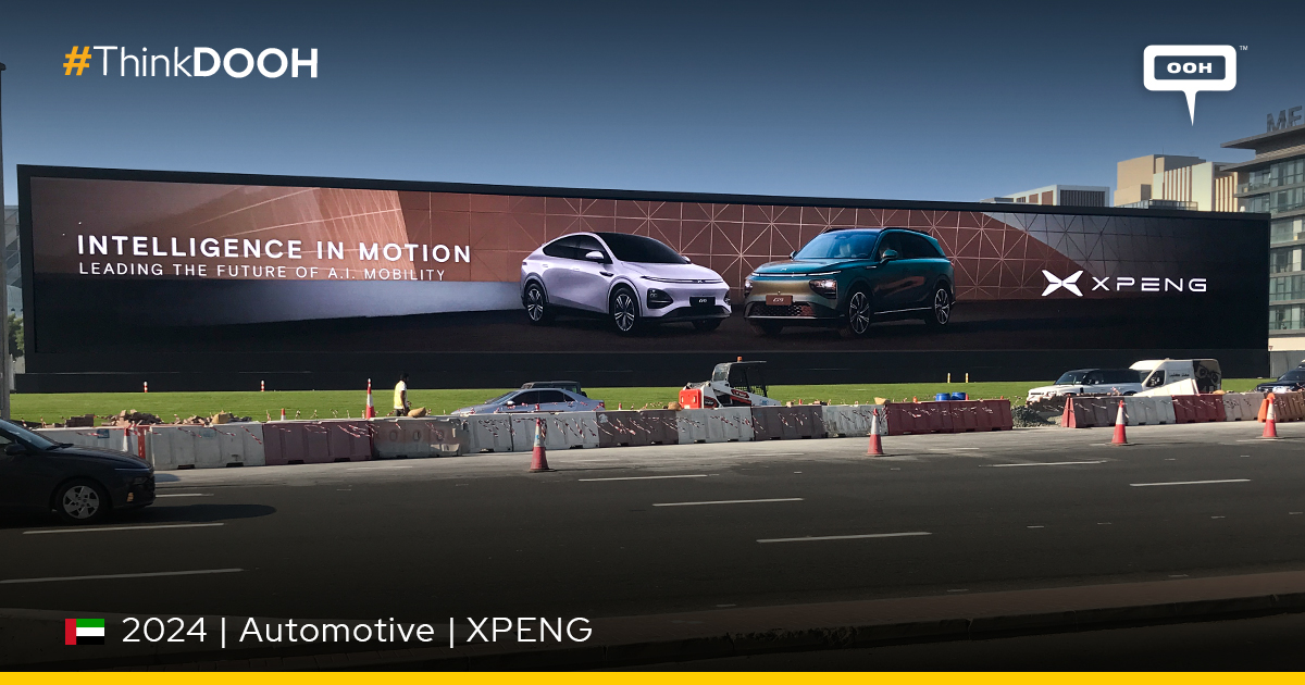 XPENG Leading AI Mobility Future, Splurge on UAE’s DOOH - INSITE OOH Media Platform
