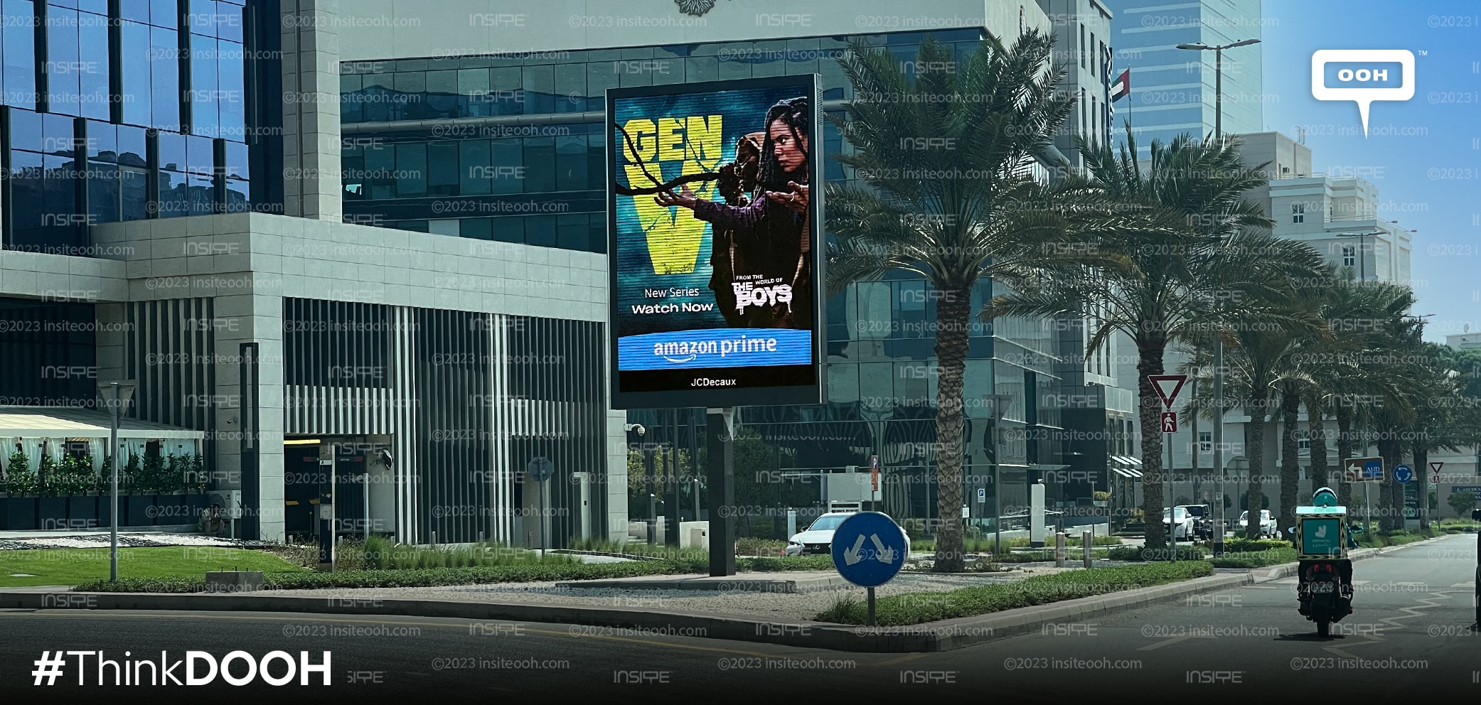 An OOH Campaign by Amazon Prime to Promote the Series Gen V on UAE's OOH - INSITE OOH Media Platform