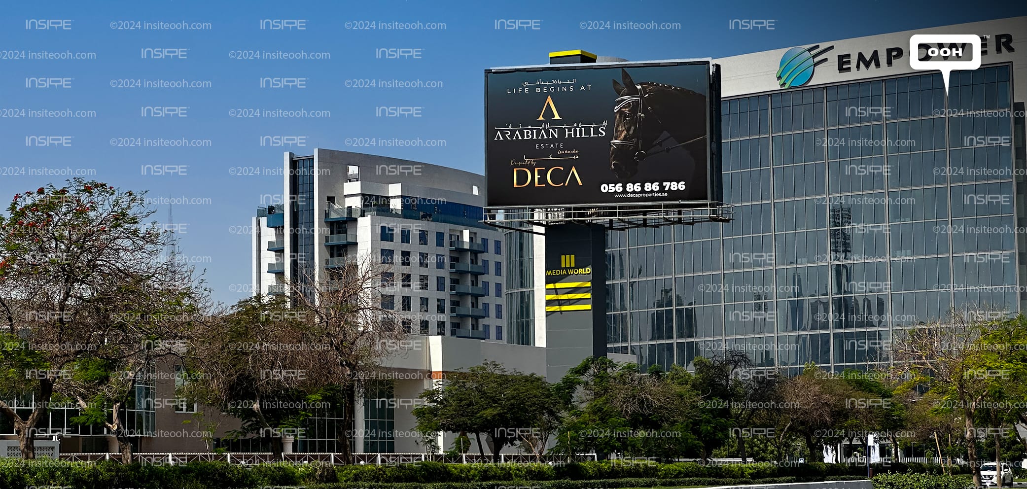 Deca Arabian Hills Where Life Begins on OOH Advertising Billboards in ...