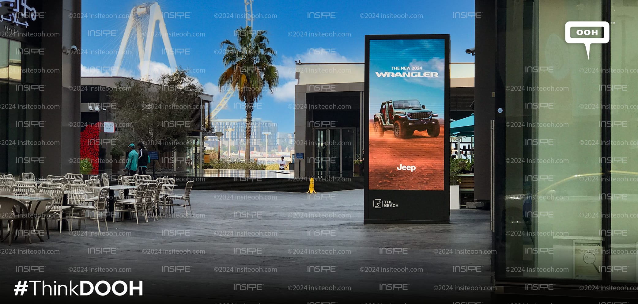 DOOH Campaign Launched in Dubai for the New 2024 Jeep Wrangler - INSITE OOH Media Platform