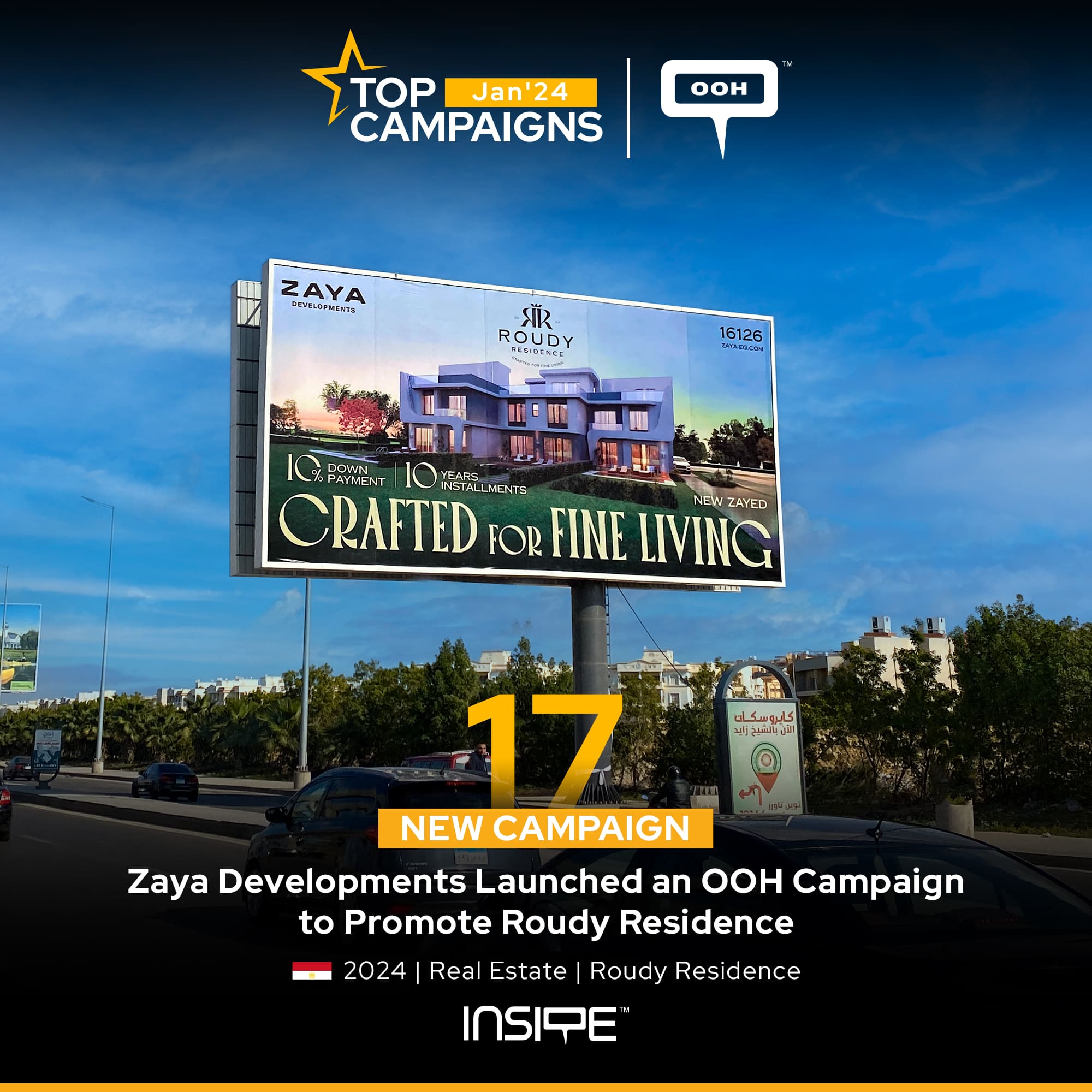Real Estate Dominates OOH Advertising in Greater Cairo for January 2024 ...