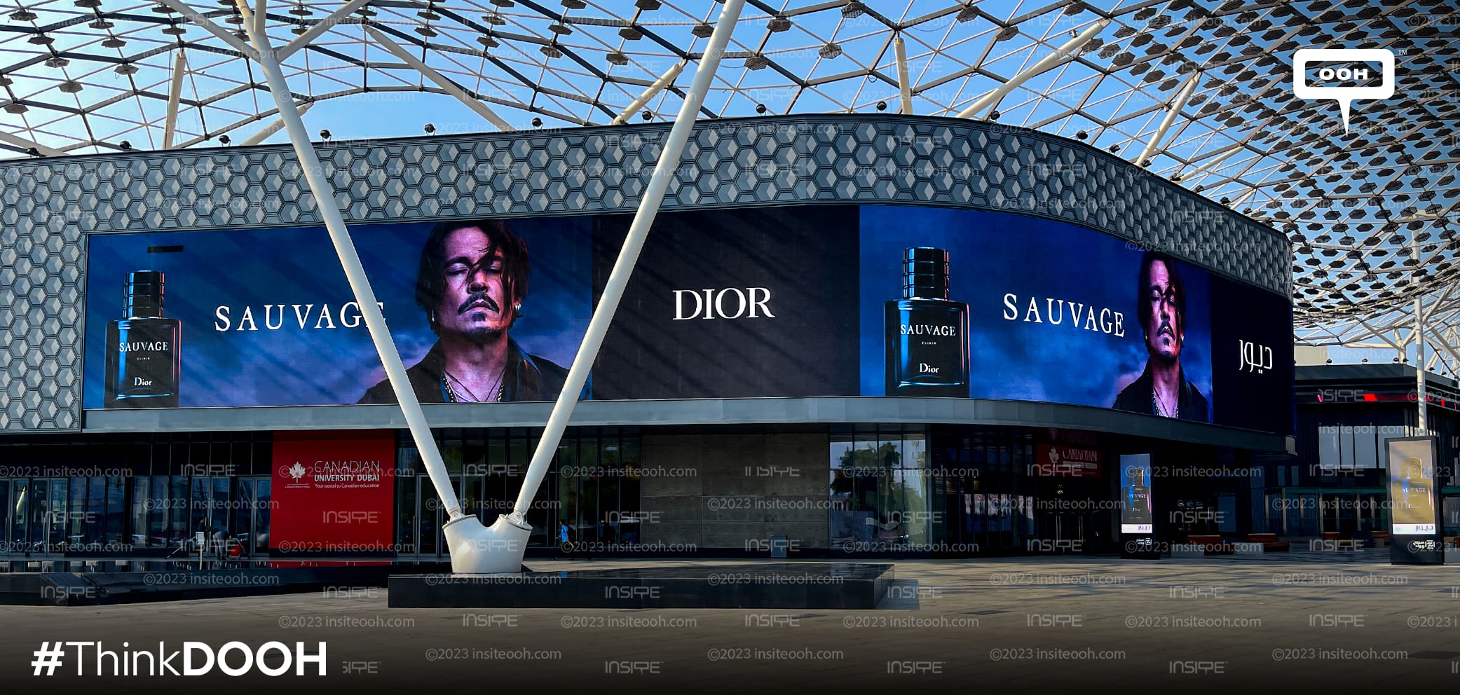 Johnny Depp's Lavish Appearance for Dior Sauvage on Dubai's DOOH - INSITE OOH Media Platform