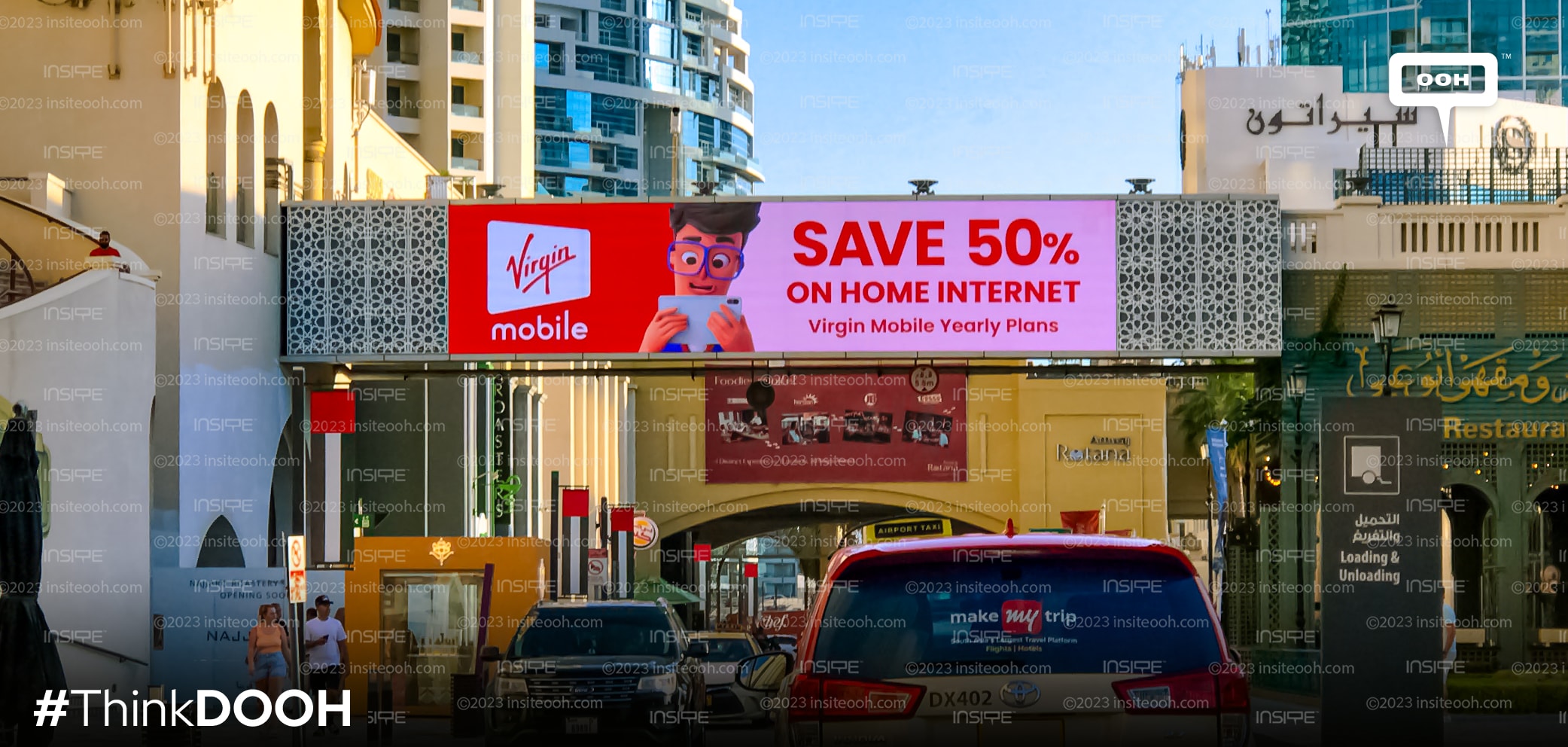 Save 50% on Home Internet With Virgin Mobile UAE Yearly Plans' Promotional OOH in Dubai - INSITE ...
