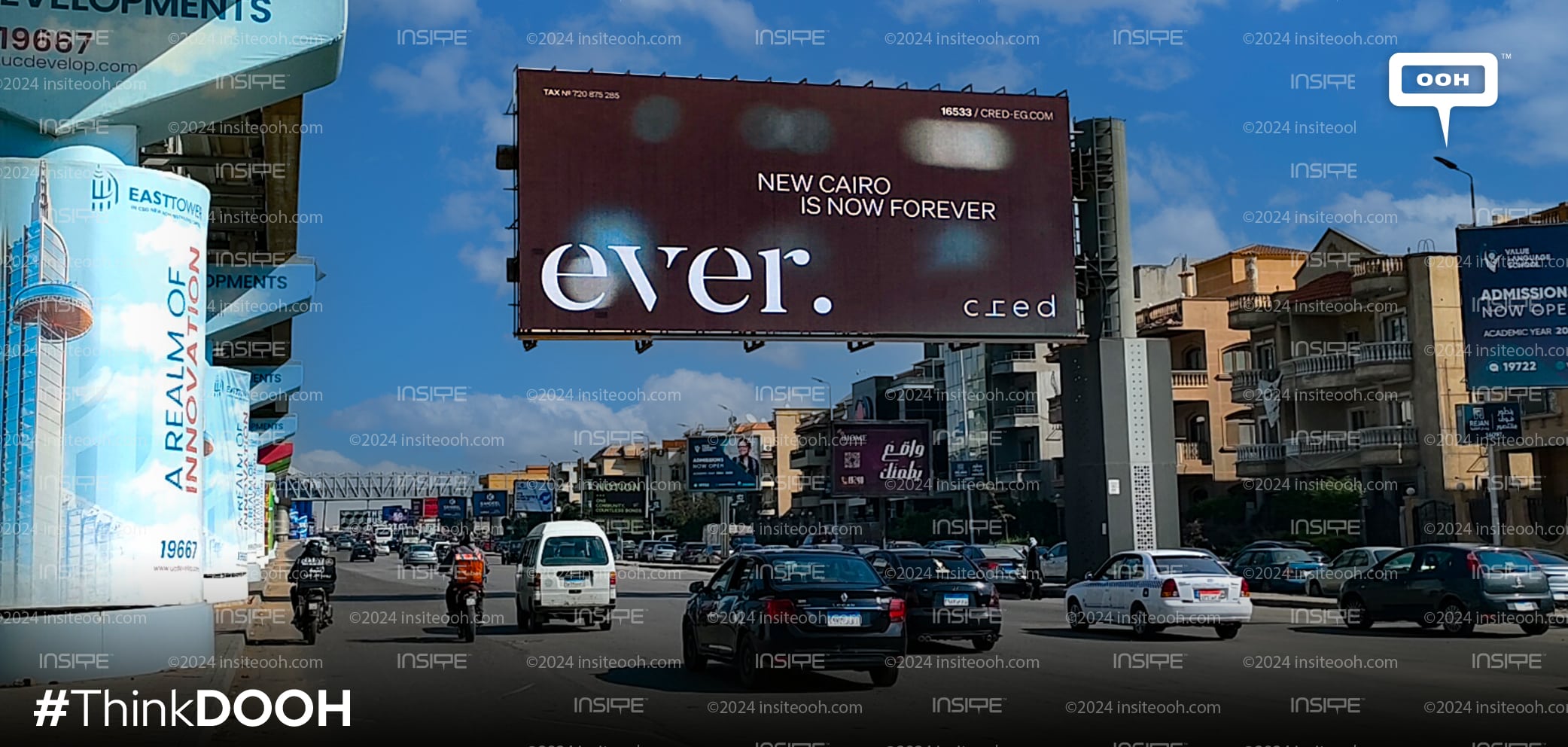Cred, Urban Living in Ever New Cairo, Unveiling on Cairo’s Billboards ...