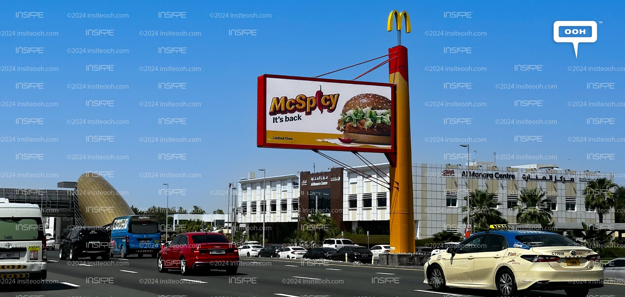 McSpicy Is Back at McDonald’s on UAE’s DOOH Advertising Arena - INSITE ...